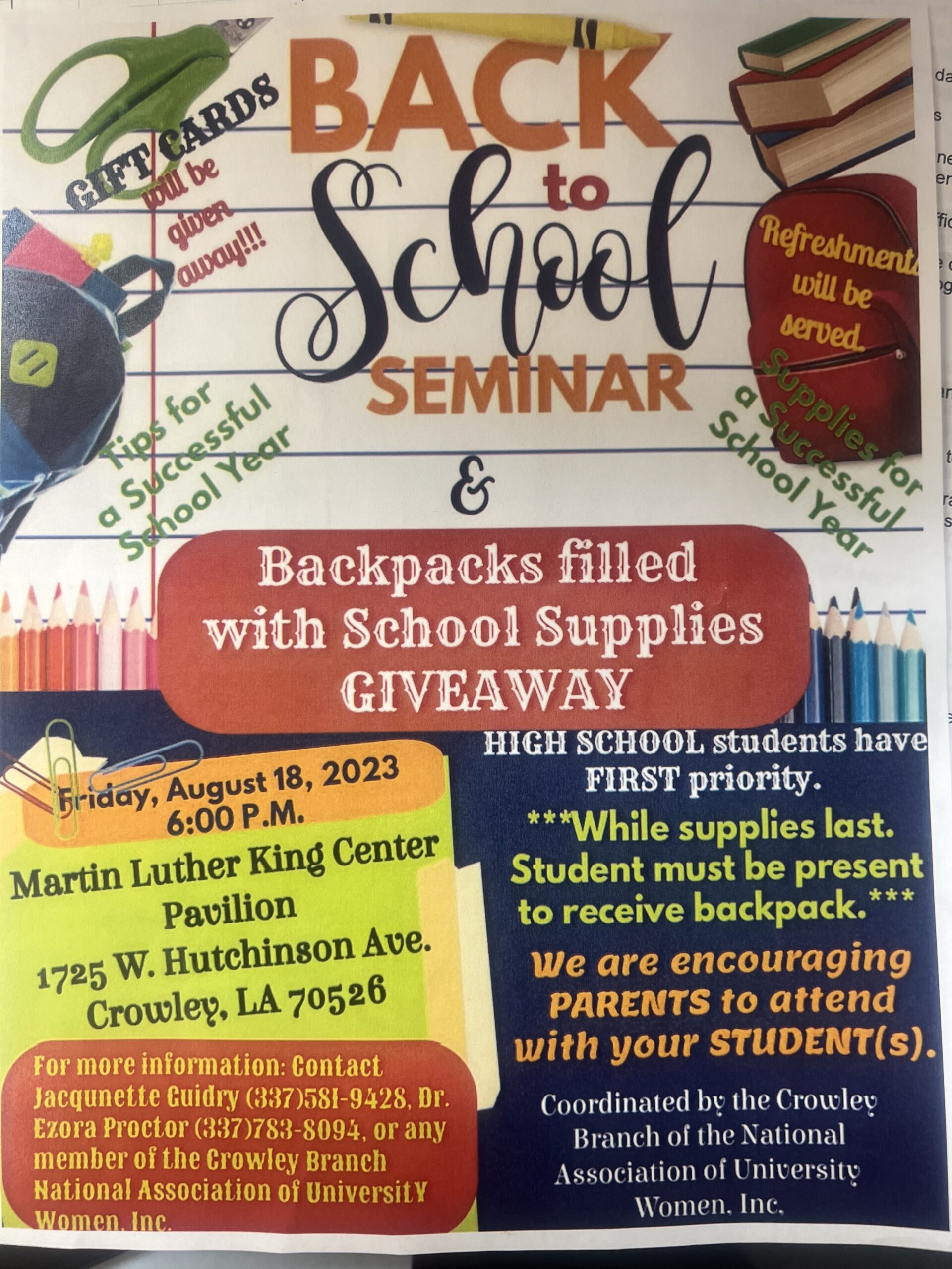 Back to SChool Image - KAJN Radio KAJN Radio