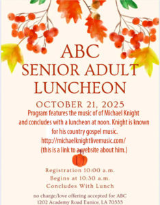 Senior adult luncheon copy (1) - KAJN Radio KAJN Radio